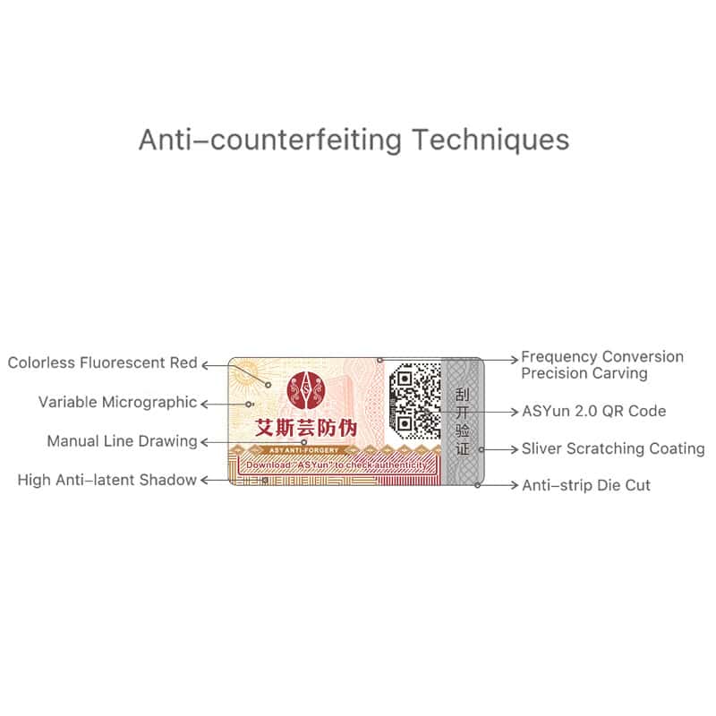 Scratch Off QR Code Security Sticker - ASY Anti-forgery