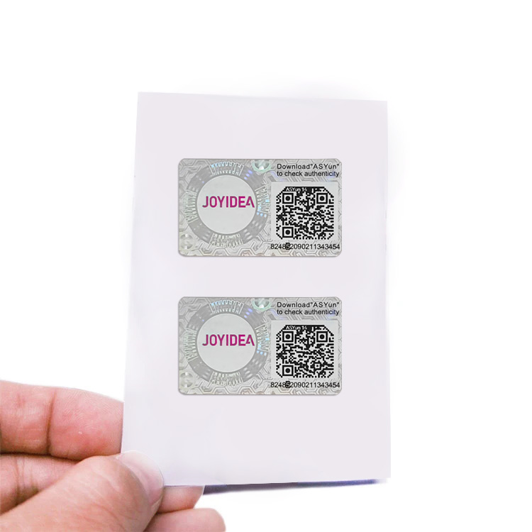 Anti-counterfeiting 3D QR Code Hologram Sticker - ASY Anti-forgery