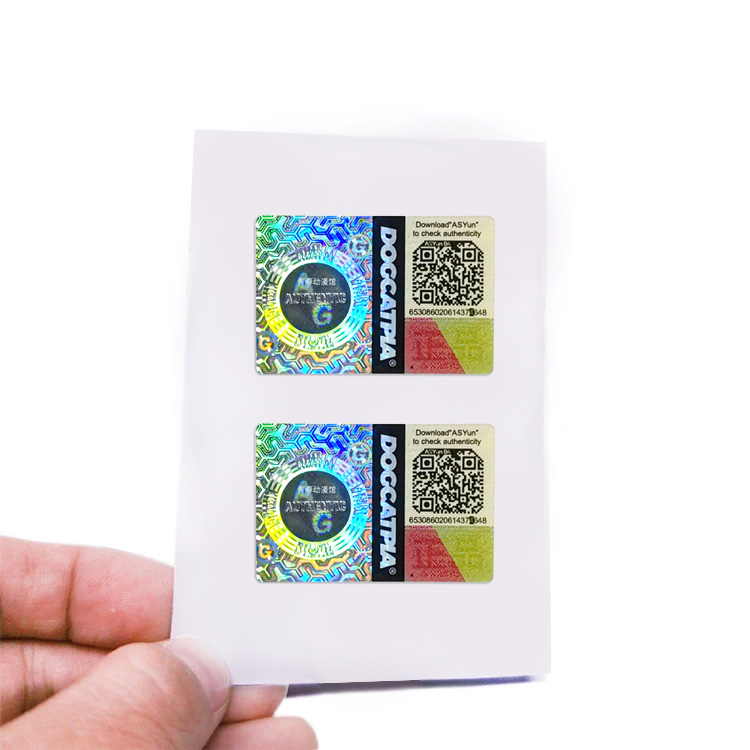 Custom 3D Hologram QR Code Sticker - ASY Anti-forgery
