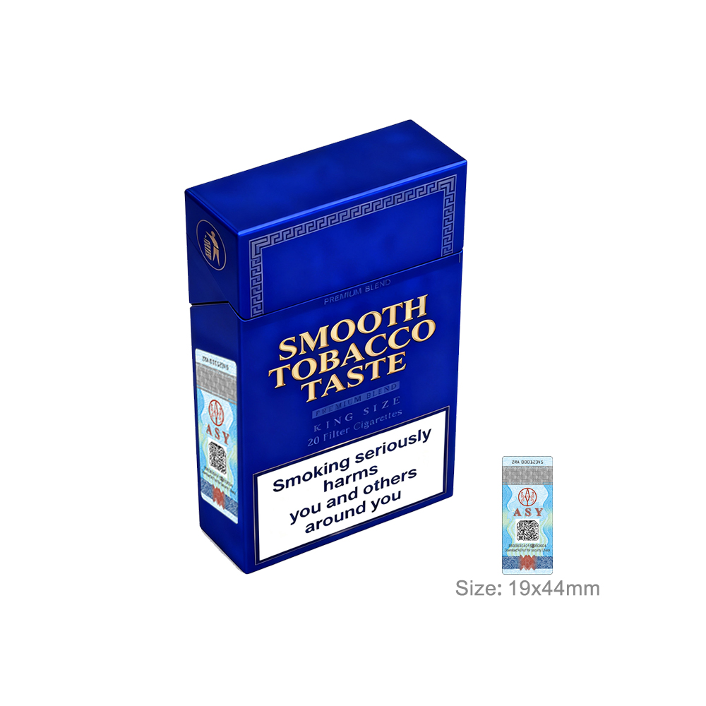 Anti-counterfeiting Cigarette Tax Stamp - ASY Anti-forgery