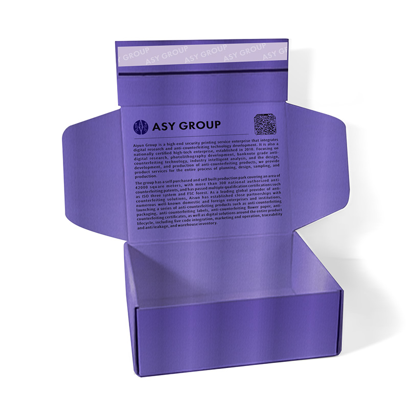 Customize Anti-Counterfeiting Mailing Boxes - ASY Anti-forgery